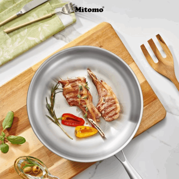 CÁCH TÔI CHẢO INOX ĐỂ CHỐNG DÍNH HIỆU QUẢ NGAY TẠI NHÀ - Mitomo